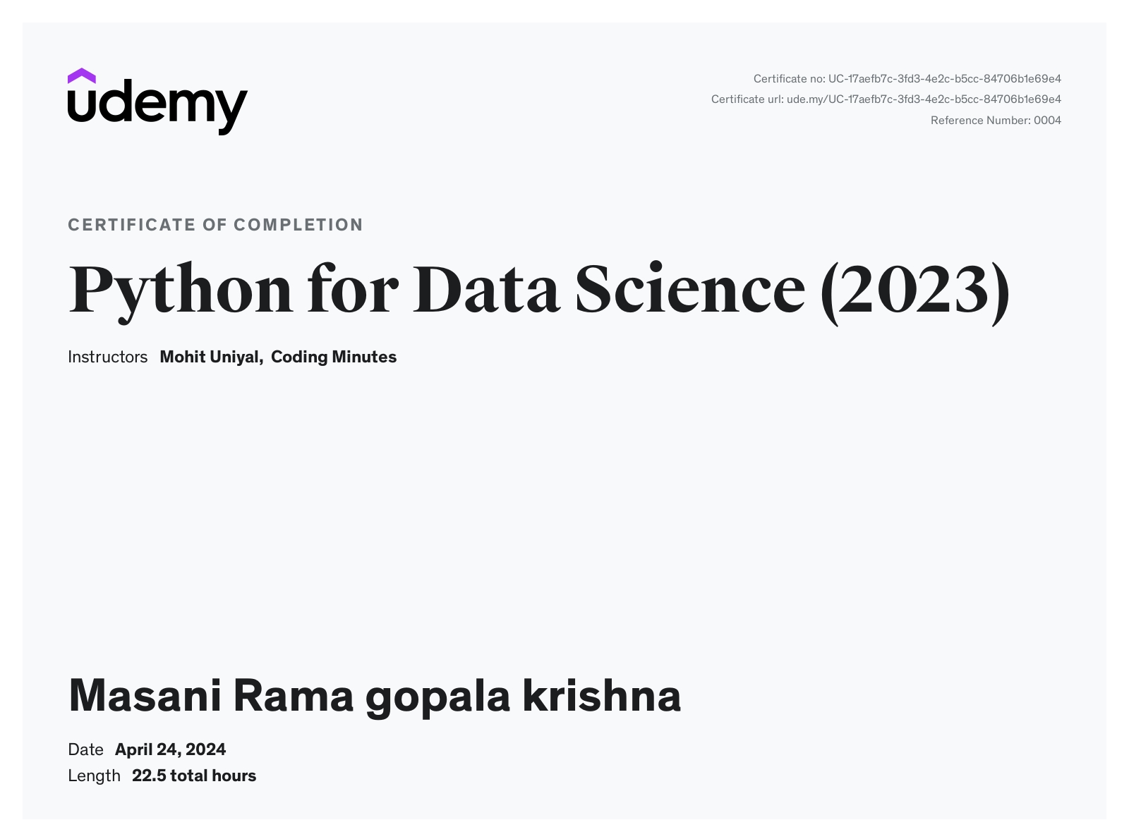 RamaGopal - Personal Portfolio